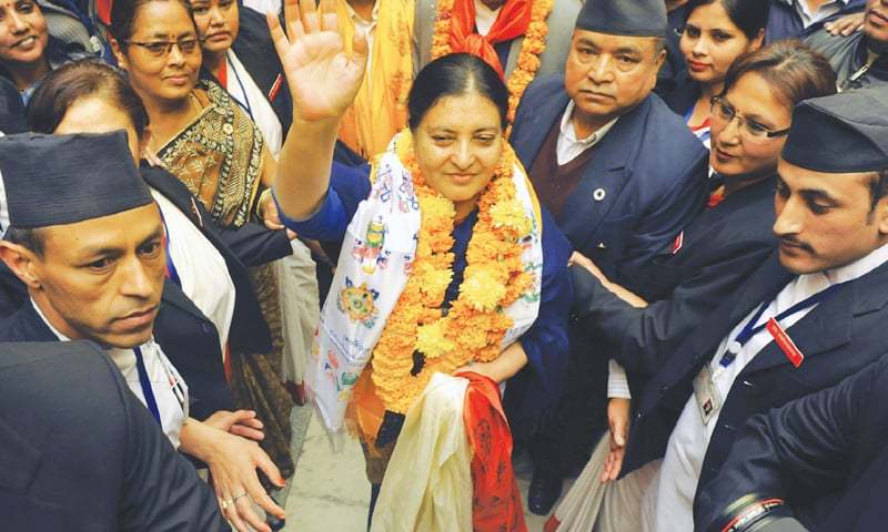 Nepal elects first woman president - Newspaper - DAWN.COM