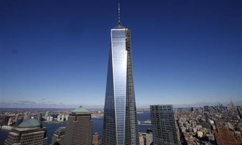 One World Trade Centre turns red, white and blue - World - DAWN.COM