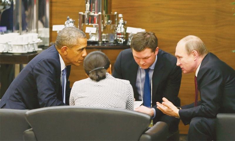 Obama, Putin hold coffee-table summit in Turkey - Newspaper - DAWN.COM