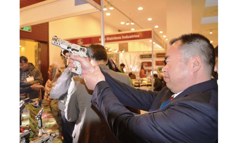 Pakistan-made weapons showcased at exhibition - Pakistan - DAWN.COM