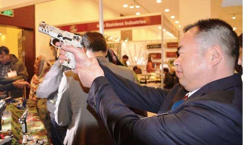 Pakistan-made weapons showcased at exhibition - Pakistan - DAWN.COM