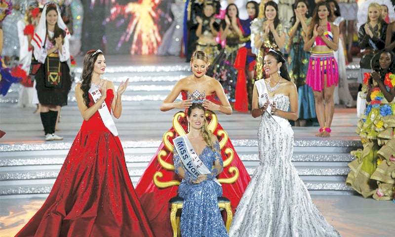 Spanish beauty queen awarded crown at Miss World pageant - Newspaper ...