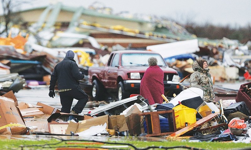 US storm death toll rises to 22 - Newspaper - DAWN.COM