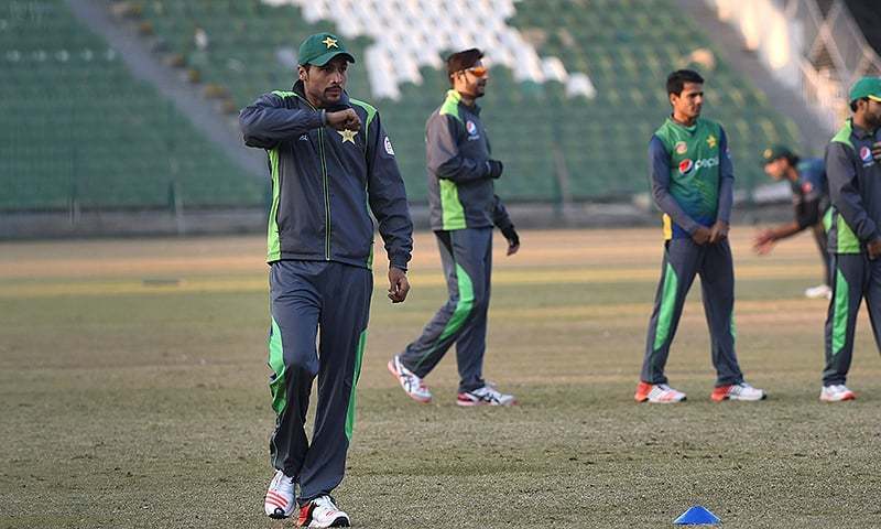 Hafeez, Azhar and Amir train together - Sport - DAWN.COM