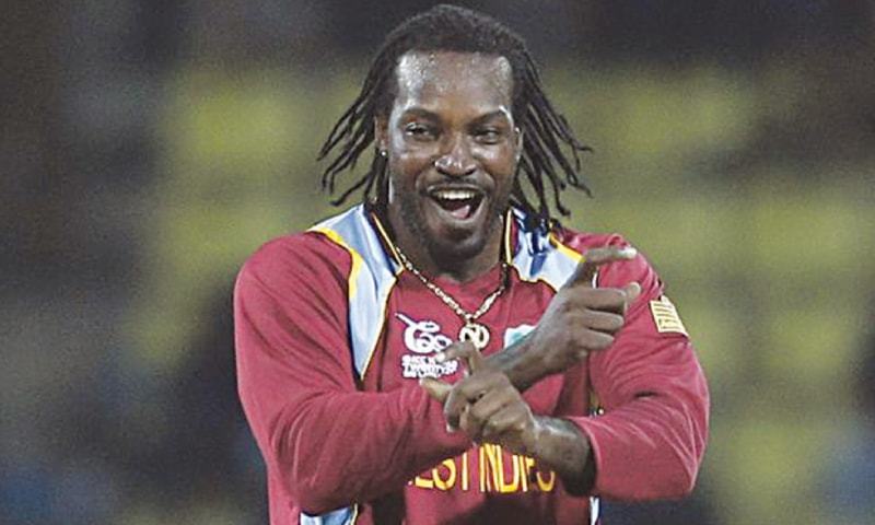 Gayle smashes 12-ball fifty to equal world record - Newspaper - DAWN.COM