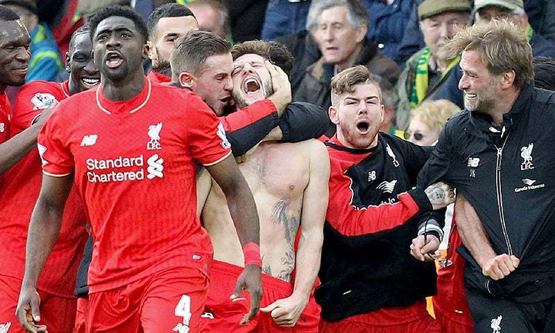 Last-gasp Liverpool sink Norwich 5-4 in thriller - Sport - DAWN.COM