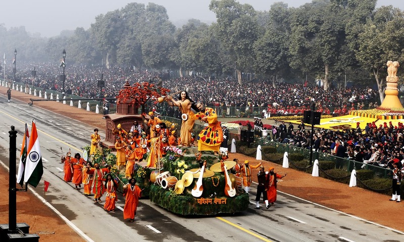 India's 67th Republic Day parade: Daredevils, fire breathers and show ...