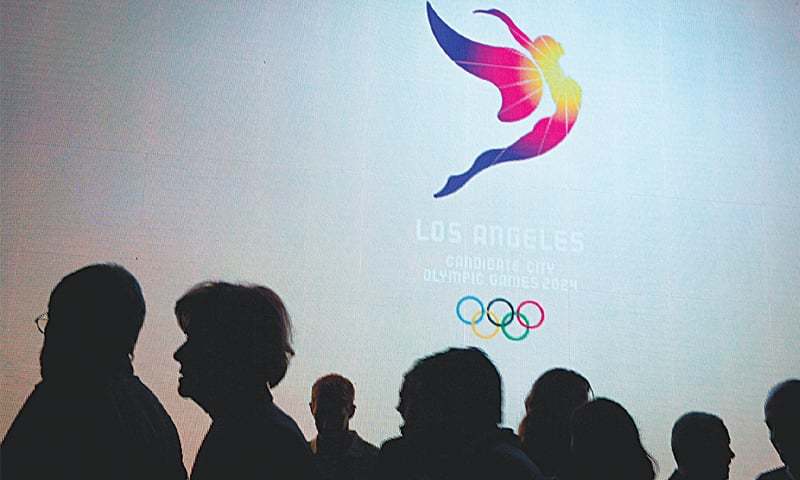 LA 2024 bid unveils logo, sunny slogan - Newspaper - DAWN.COM