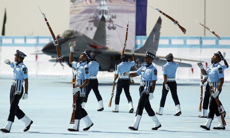 Indian Air Force on show during President's Standard Presentation ...