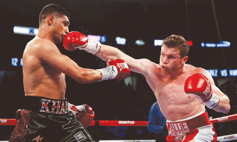 Alvarez knocks out Amir to retain WBC middleweight title - Newspaper ...