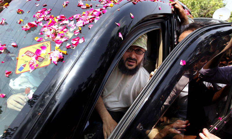 Ali Gilani returns after three years in captivity - Multimedia - DAWN.COM