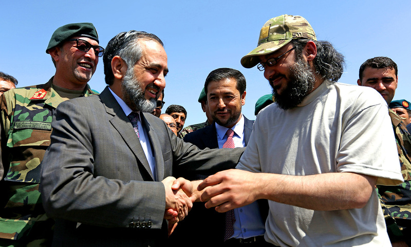 Ali Gilani returns after three years in captivity - Multimedia - DAWN.COM