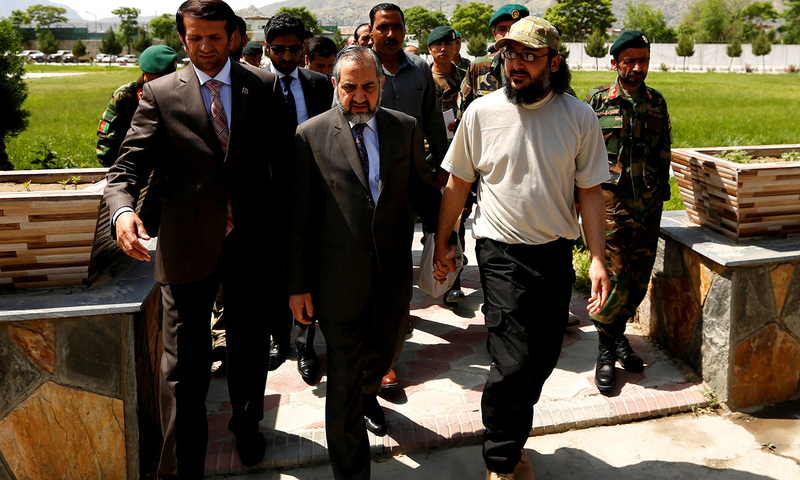 Ali Gilani returns after three years in captivity - Multimedia - DAWN.COM