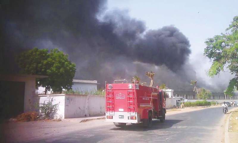 Fire in PIA’s complex building destroys machinery - Newspaper - DAWN.COM
