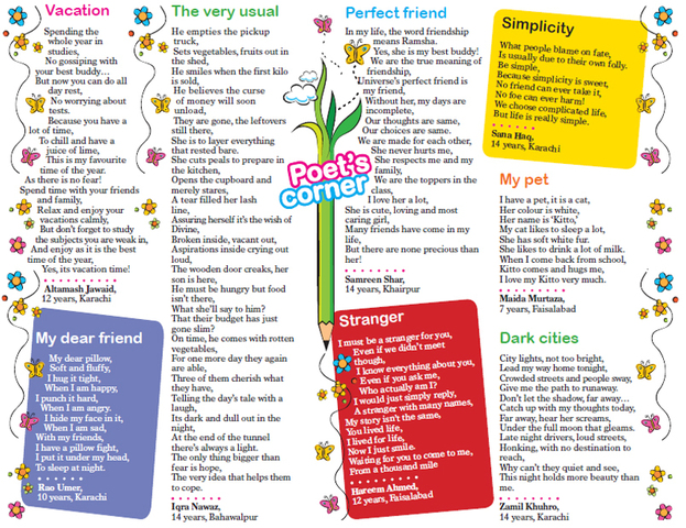 Poet's Corner - Magazines - DAWN.COM