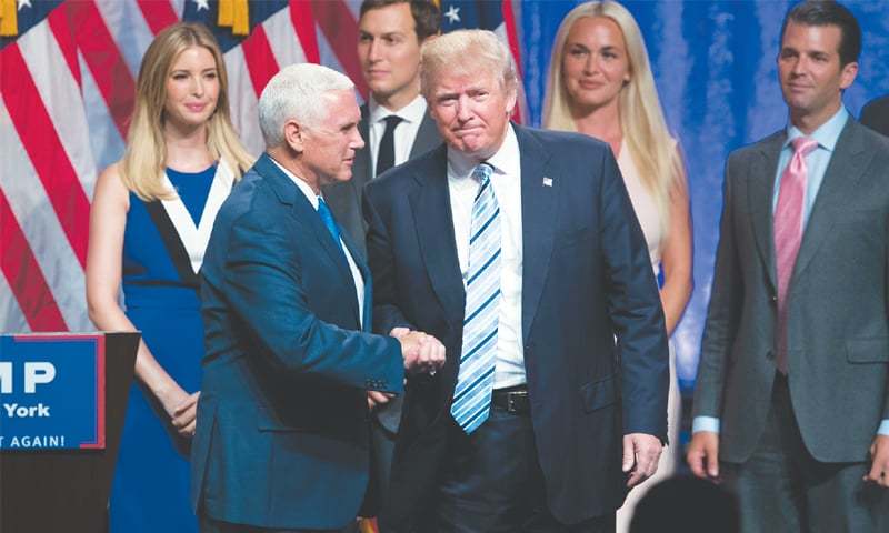 Trump introduces VP pick in first joint appearance - World - DAWN.COM