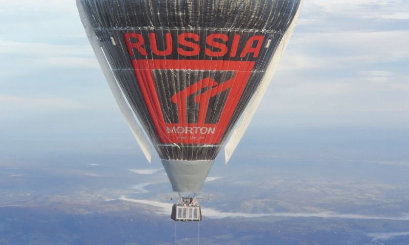 Russian balloon more than halfway to circumnavigating globe - Newspaper ...