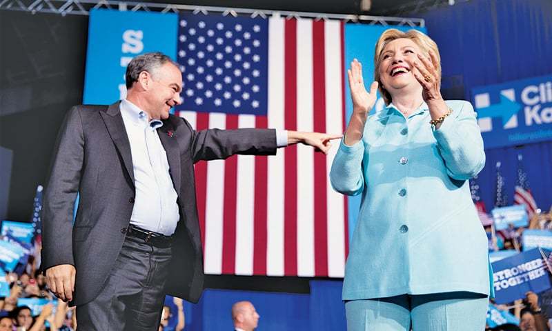 Clinton picks Tim Kaine as her running mate - Newspaper - DAWN.COM