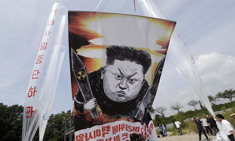 Activists launch leaflets into N. Korea after nuclear test - World ...