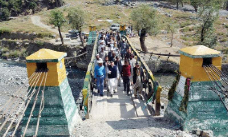 Bridge connecting remote villages with Chitral valley opened ...