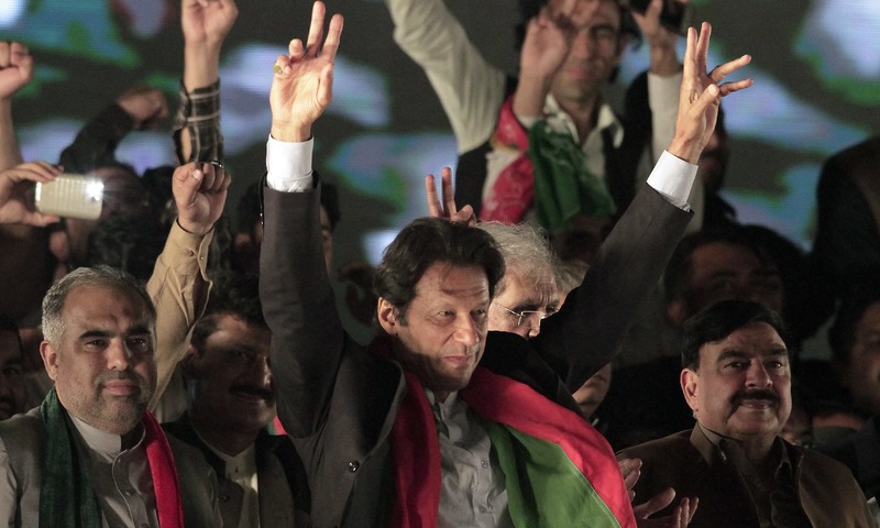 Supporters rally in strength to attend PTI's 'thanksgiving celebrations ...