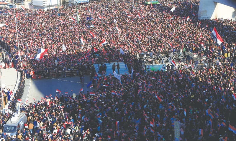 Seven killed as Baghdad protest turns violent - Newspaper - DAWN.COM