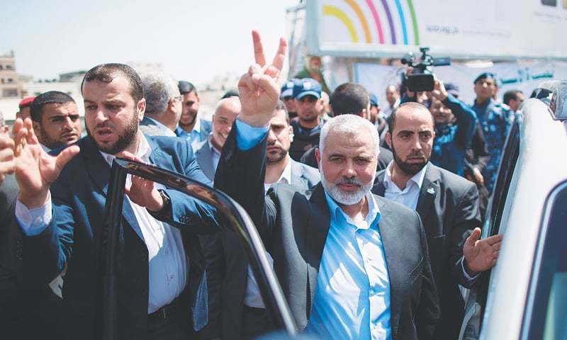 New Hamas chief makes first public appearance - World - DAWN.COM
