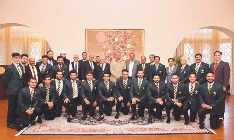 COAS holds reception for Champions Trophy winners - Newspaper - DAWN.COM