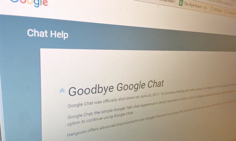 TECHNOLOGY: REST IN PEACE, GCHAT - Newspaper - DAWN.COM