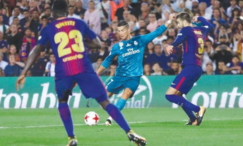 Ronaldo sent off after scoring as Real roll over Barca - Sport - DAWN.COM