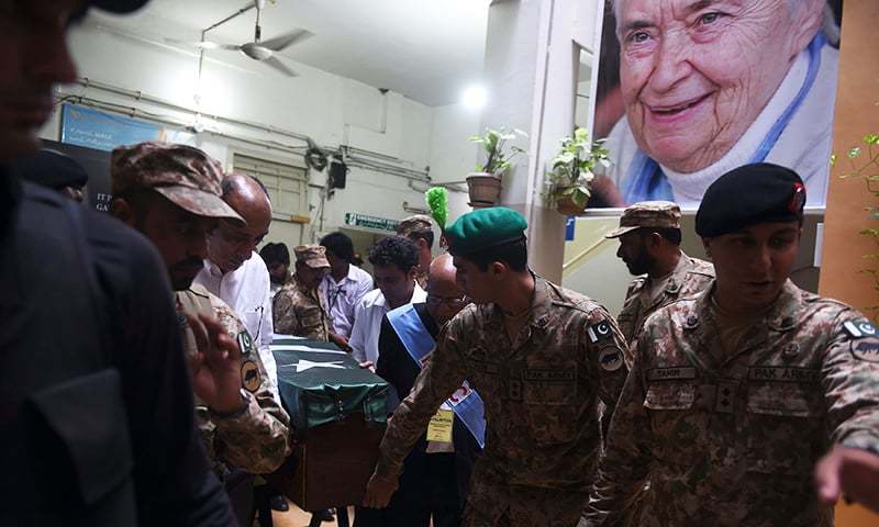 Dr Ruth Pfau laid to rest in Karachi after state funeral - Pakistan ...