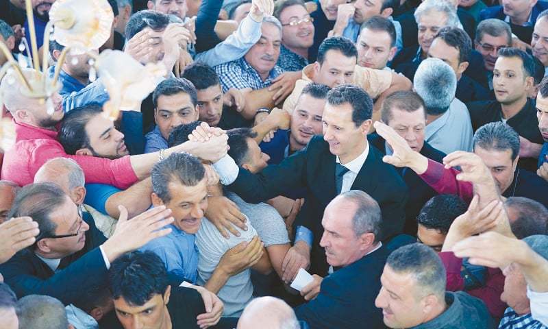 When did protest against Assad govt turn to war in Syria? - World ...