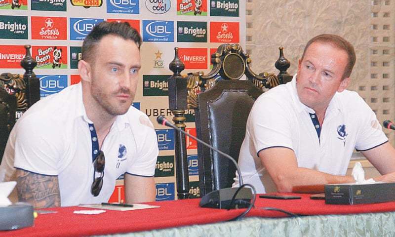 Du Plessis, Flower eye successful series - Newspaper - DAWN.COM