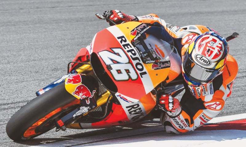 Pedrosa takes pole in Malaysia MotoGP - Newspaper - DAWN.COM