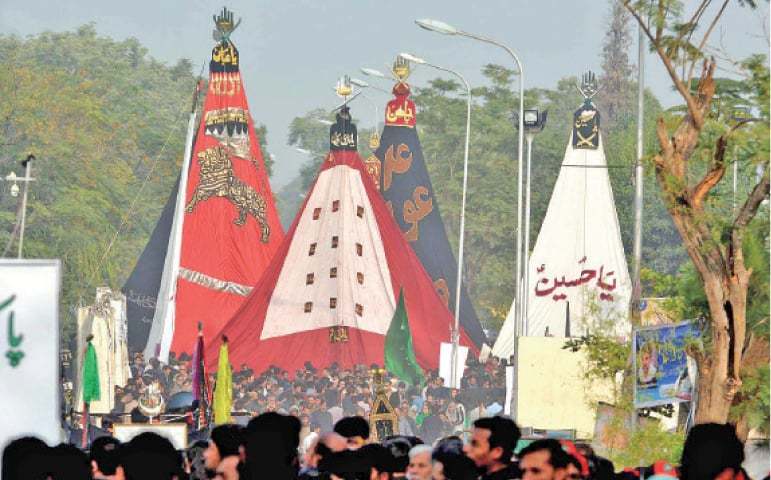 Chehlum procession held in capital - Newspaper - DAWN.COM