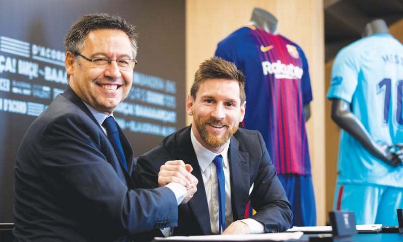Messi to end career at Barca after extending contract till 2021 ...