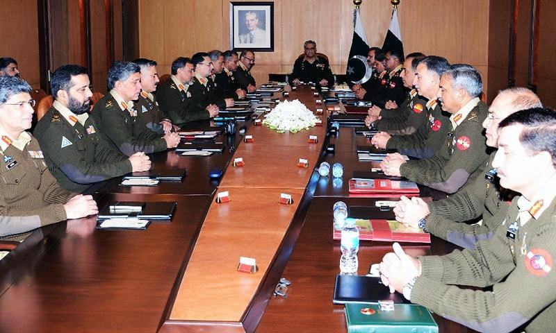 Army chief briefs top brass on 'military diplomacy' - Pakistan - DAWN.COM