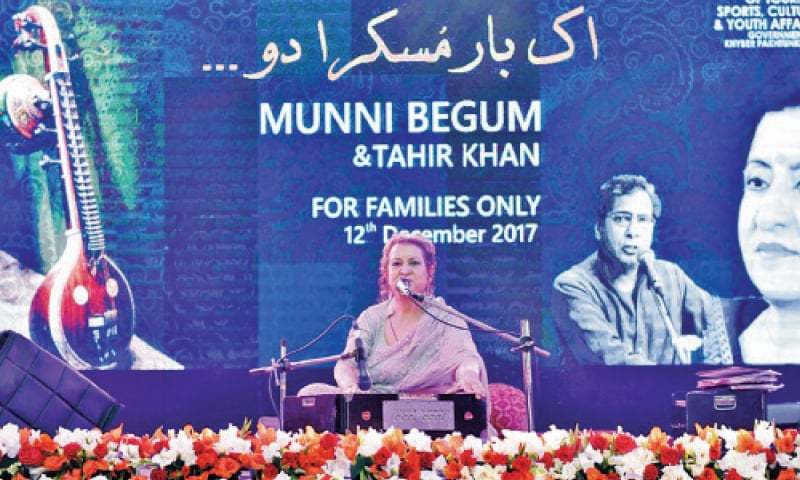 Ghazal night with Munni Begum brings back melody to Peshawar ...