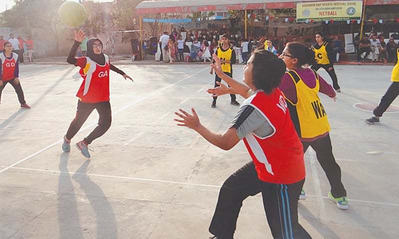 South Region win Kashmir Day women’s netball event - Newspaper - DAWN.COM