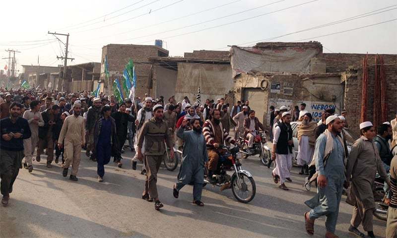 'Stop us if you can': Religious parties in Mardan protest conviction of ...