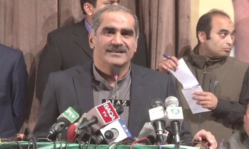 Move to stop Sharif from going abroad ‘unfair’: Saad - Pakistan - DAWN.COM