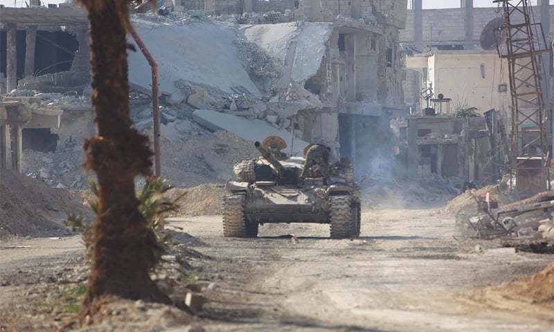 Strikes hit battered Ghouta as death toll hits 800 - World - DAWN.COM