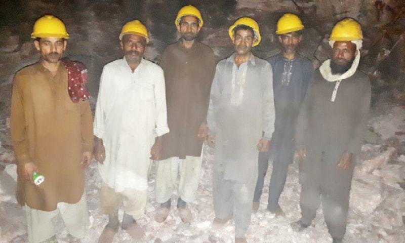 Mining for generations: miners in Khewra appear content with their work ...