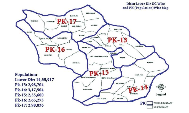 New delimitation plan for Lower Dir finalised - Newspaper - DAWN.COM
