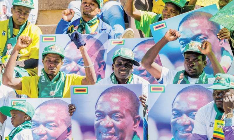 Zimbabwe rallies one last time before historic election - World - DAWN.COM