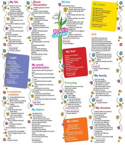 Poet Corner - Newspaper - DAWN.COM