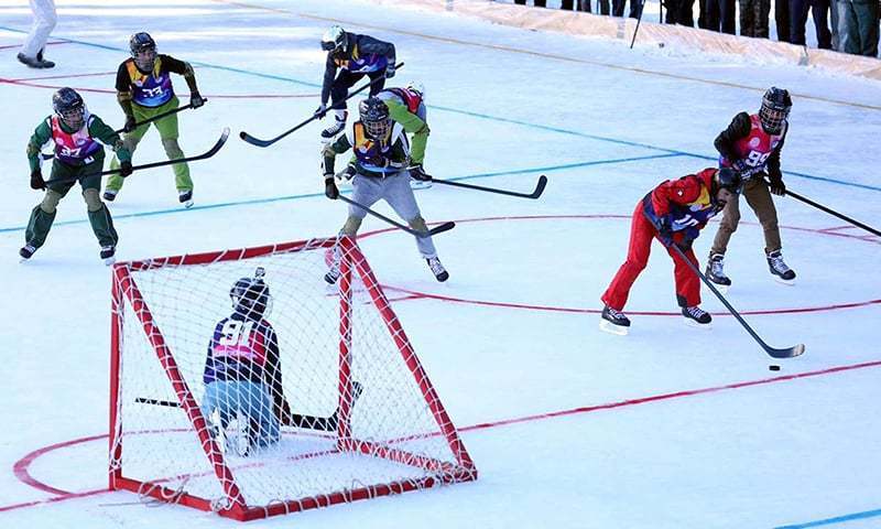 Pakistan's first ever ice hockey match played in Gilgit-Baltistan ...