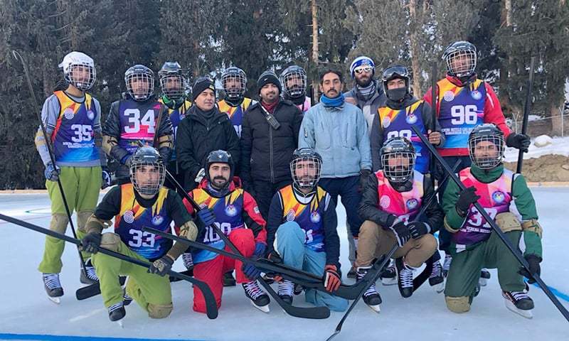 Pakistan's first ever ice hockey match played in Gilgit-Baltistan ...