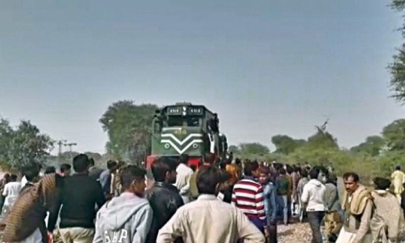 Protesters block train against Victoria Bridge pedestrian track closure ...