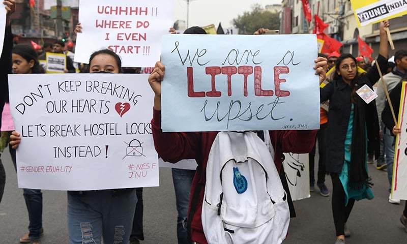 Jobless youth march to protest Indian 'unemployment crisis' - World ...